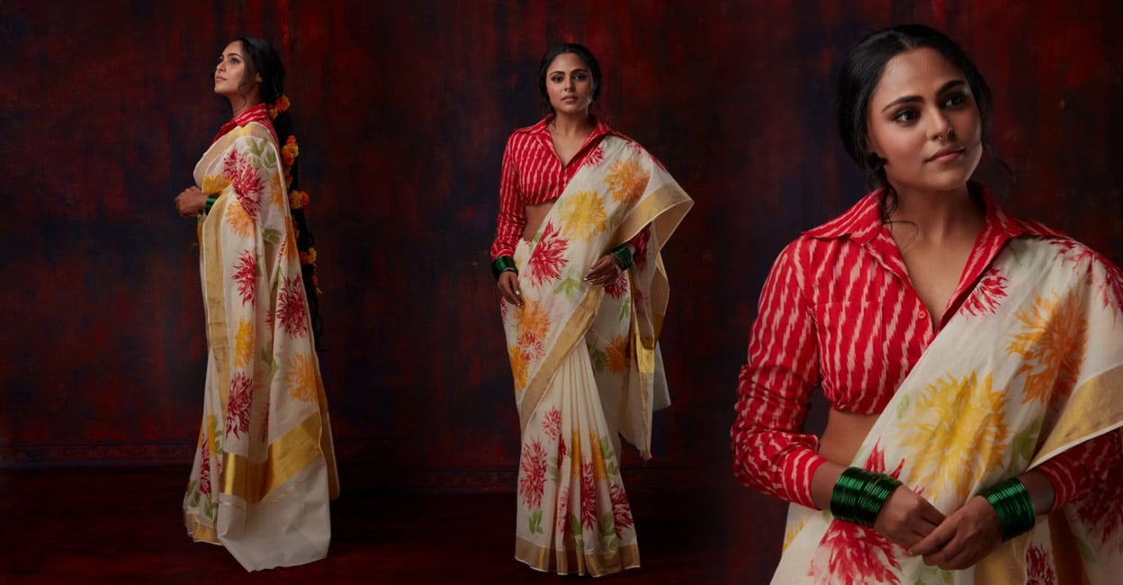 സാരിയിൽ അതിമനോഹരിയായി വിൻസി- Vincy Aloshious | Glamour | Manoramaonline