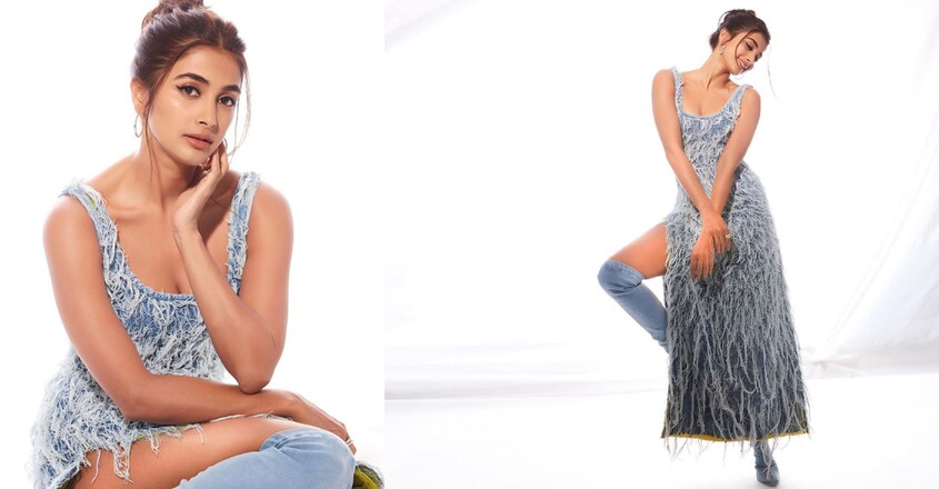 അതിമനോഹരം പൂജയുടെ ഫെതർ ഗൗൺ- Pooja Hegde | Glamour | Manoramaonline