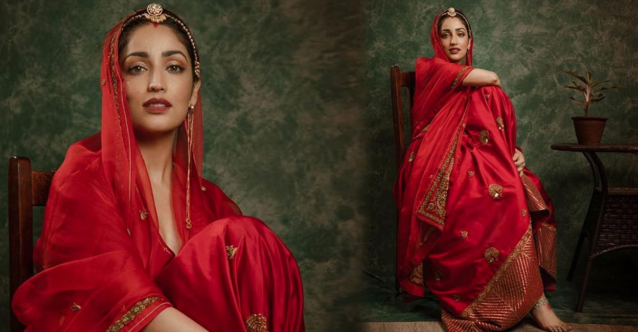 ചുവപ്പിൽ തിളങ്ങി യാമി ഗൗതം | Yami Gautham | Red Lehenga | Fashion ...