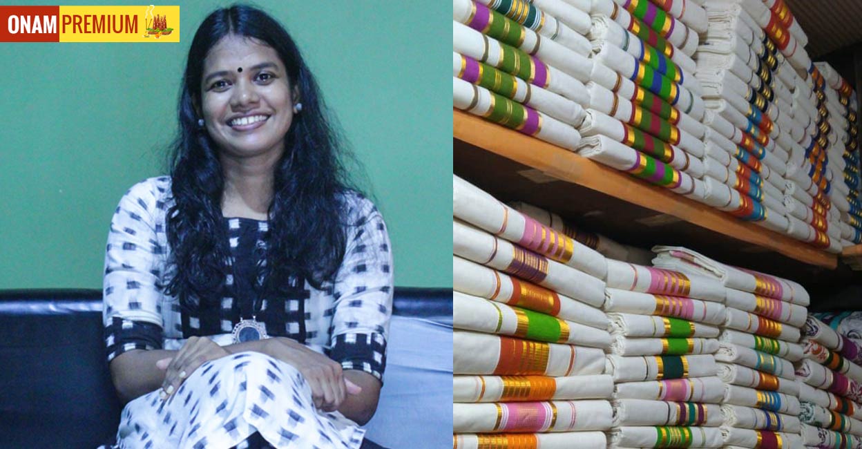 അഞ്ജലിയുടെ ഹാൻഡ്‌ലൂം ചാലഞ്ച് | Anjali Chandran | Handloom | Onam ...