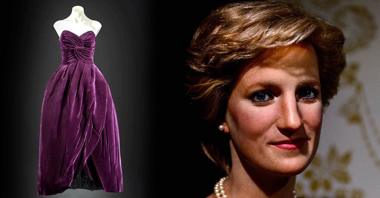Princess Diana Princess Diana Purple Gown Iconic Gown Auction