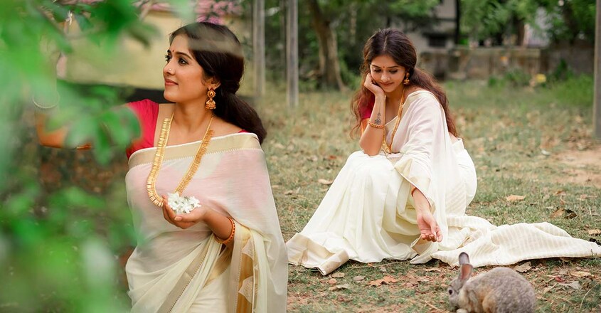 ഓണത്തിനൽപ്പം കളറാകാം; ഫൊട്ടോഷൂട്ടുമായി ആദ്യാപ്രസാദും ആദിത്യ സോണിയും ...