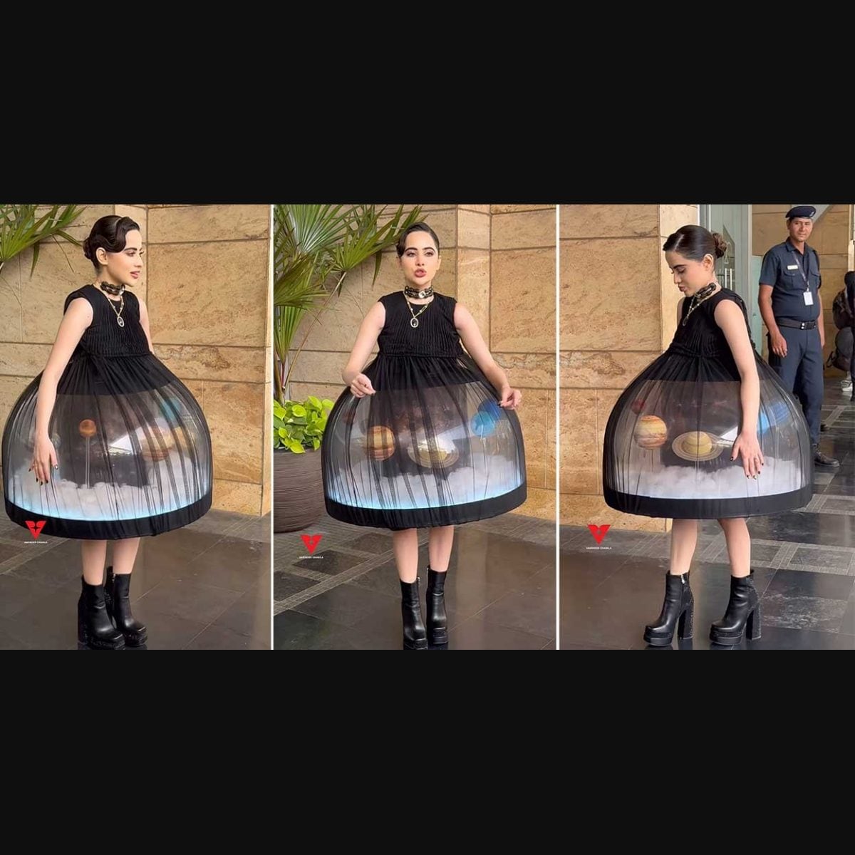 solar system dress urfi javed