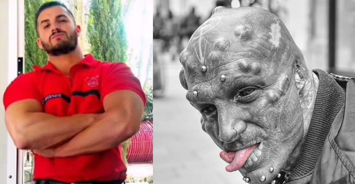 മൂക്കും ചെവിയും മുറിച്ചു കളഞ്ഞു, നാവ് പിളർത്തി ; ‘ബ്ലാക് ഏലിയൻ’ ആയി ...