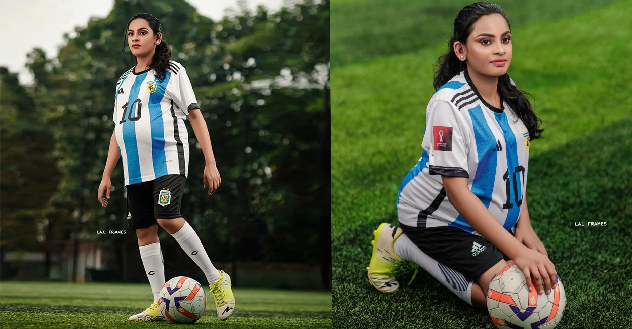 മെസി ആരാധികയുടെ ഗർഭകാല ഫോട്ടോഷൂട്ട് - Maternity Photoshoot | Messi Fan ...