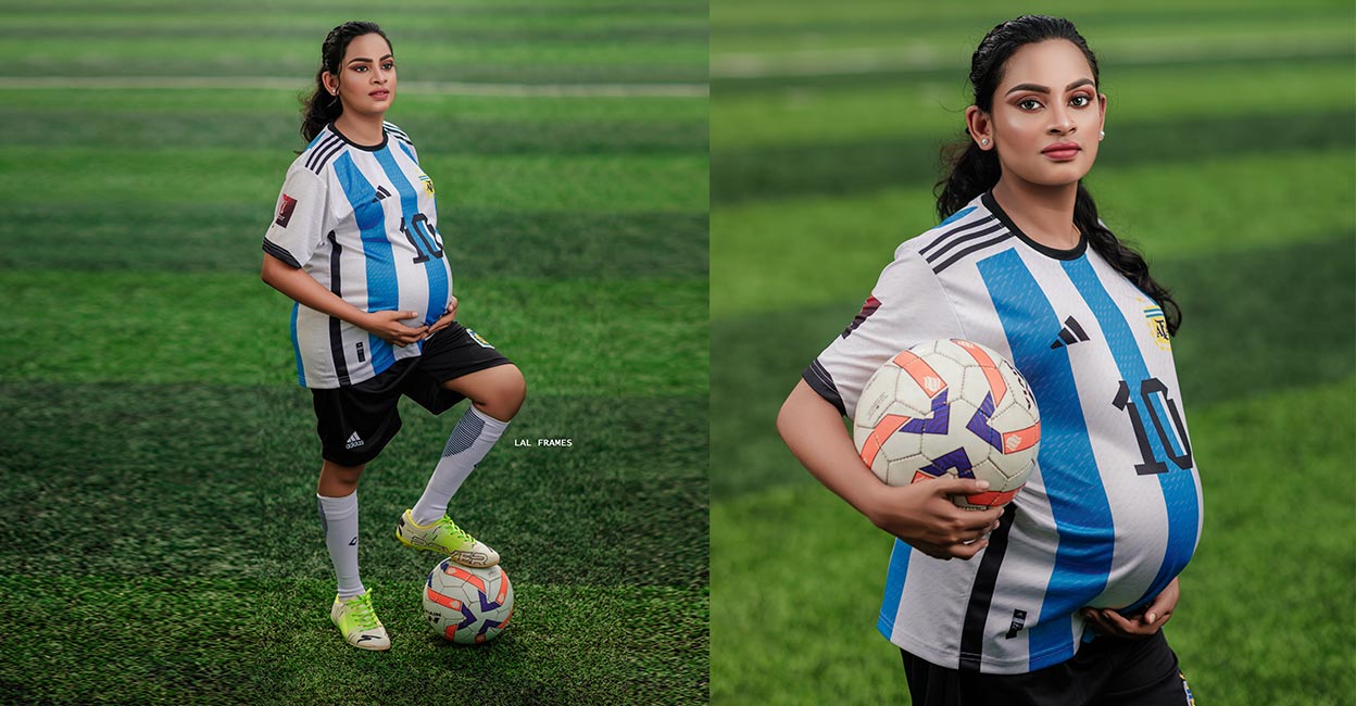 മെസി ആരാധികയുടെ ഗർഭകാല ഫോട്ടോഷൂട്ട് - Maternity Photoshoot | Messi Fan ...