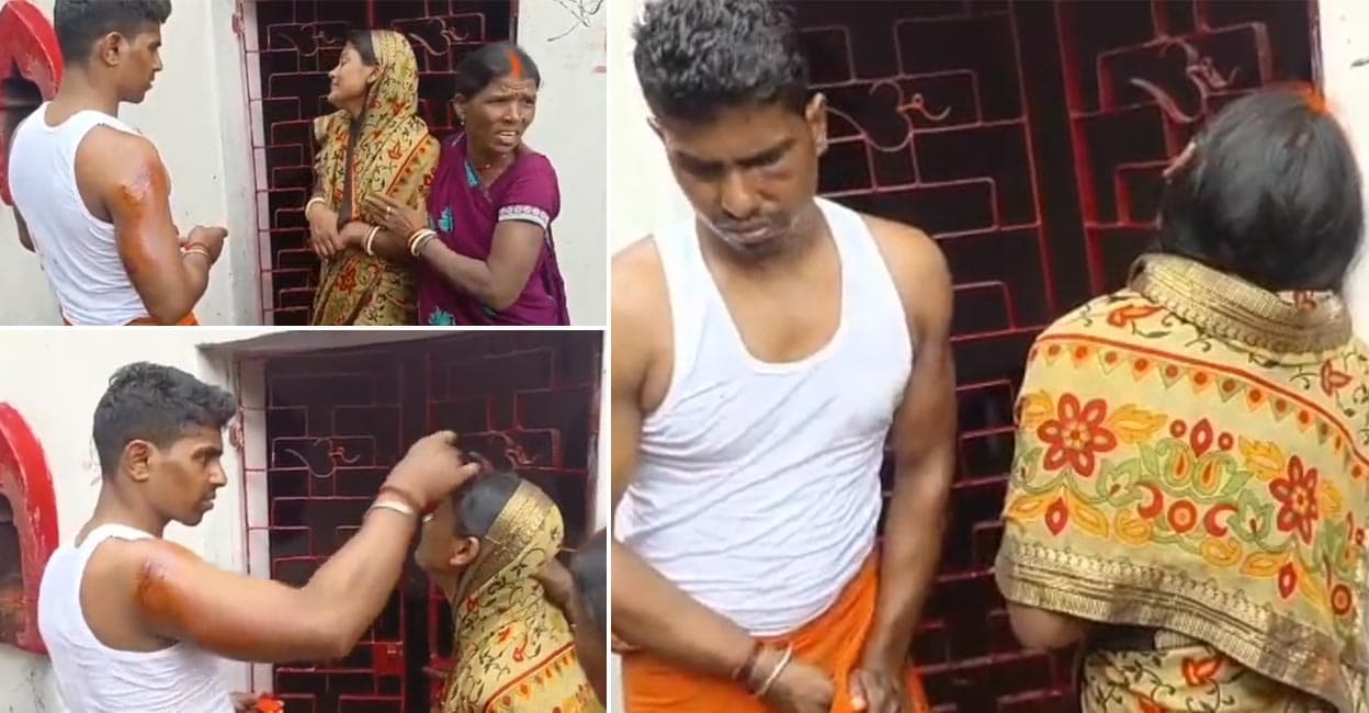 നെറ്റിയിൽ സിന്ദൂരം ചാർത്തിയപ്പോൾ പൊട്ടിക്കരഞ്ഞ് യുവതി, ഭാര്യയെ കാമുകന് ...