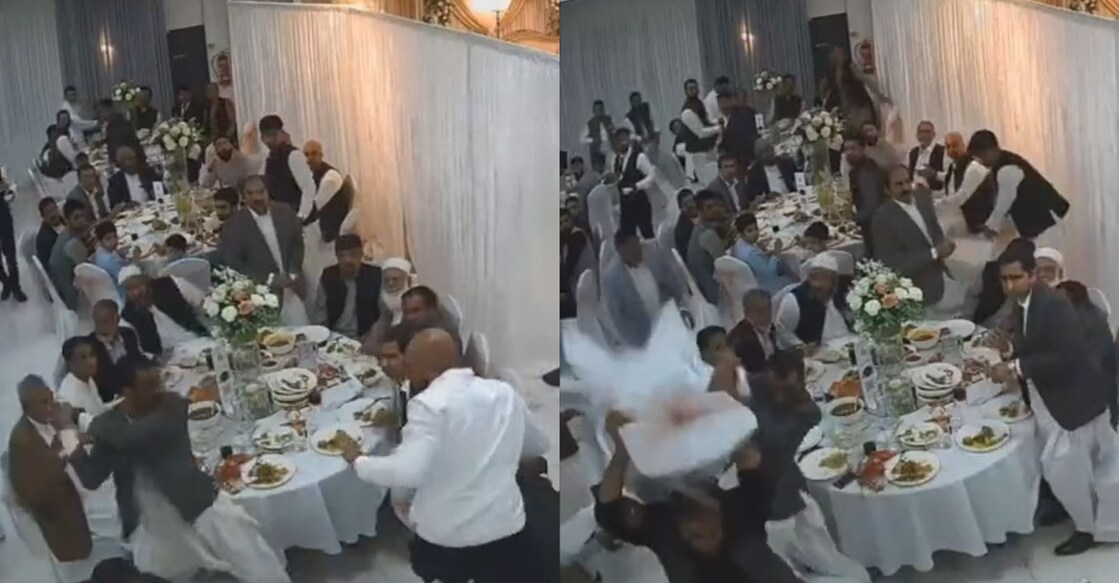 ഭക്ഷണം കഴിക്കുന്നതിനിടെ തൊപ്പി തട്ടിമാറ്റി, ആദ്യം ഒരടി പിന്നെ ...