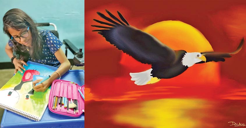 കാലത്തോടു കലകൊണ്ടു പ്രതികാരം ചെയ്യുന്ന പെൺകുട്ടി | Devika Sunil | Fighting | Artist | Wheel ...