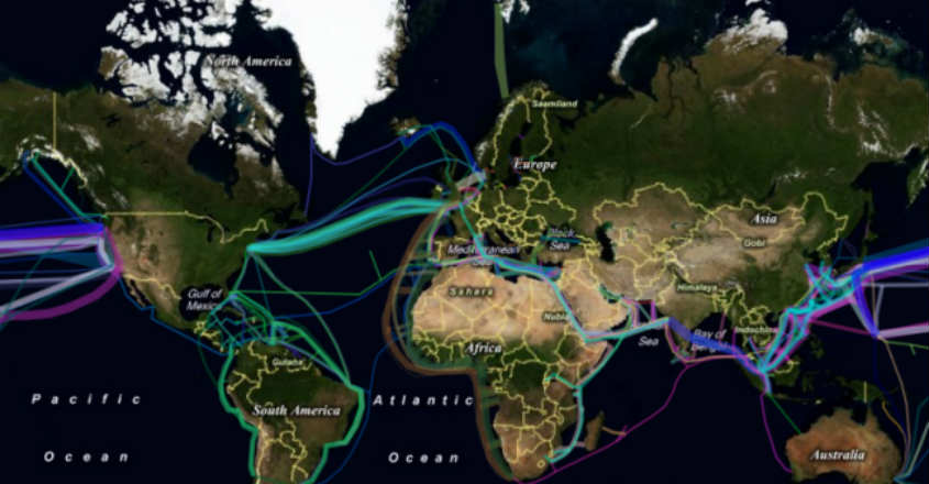 ലോകത്തിന്റെ വിധി നിര്‍ണ്ണയിക്കുന്നത് കടലിനടിയിലെ 380 കേബിളുകള്‍ | Under ...