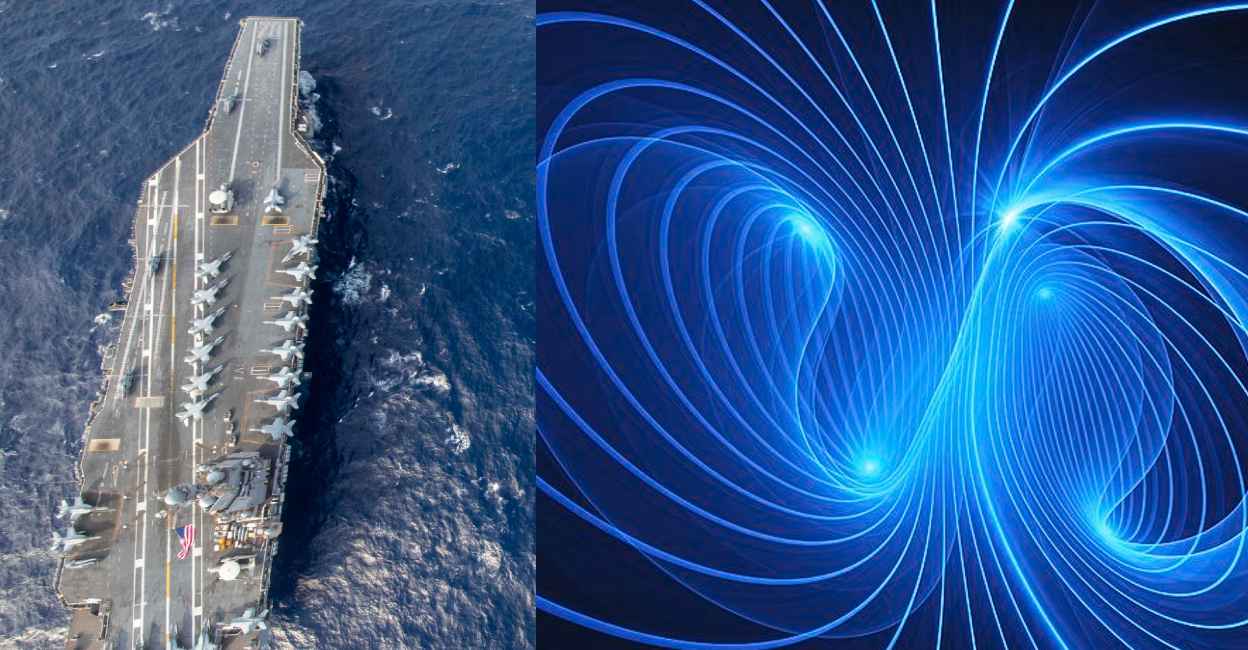വിമാനവാഹിനിക്കപ്പൽ മുങ്ങിയാലും ഭയക്കേണ്ട, ഉയർത്താൻ പുതിയ കാന്തം സജ്ജമാണ്
