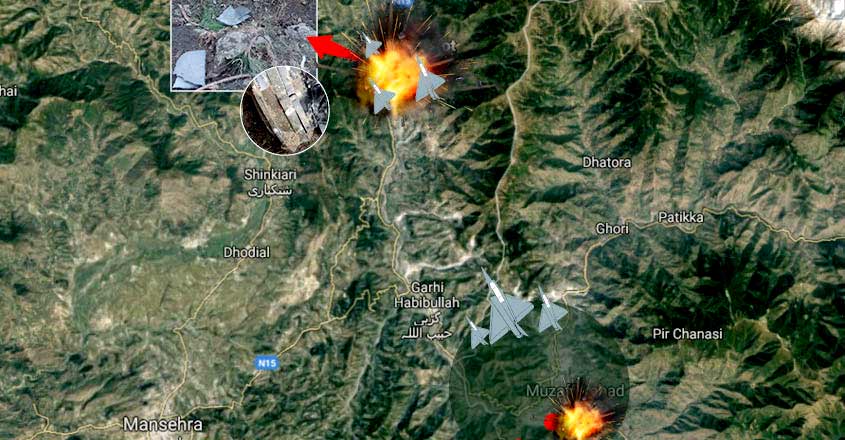 ജയ്ഷ് - മേല്‍ക്കൂരയില്‍ 3 ദ്വാരങ്ങള്‍ - കൃത്യത - ചിത്രം | Balakot ...