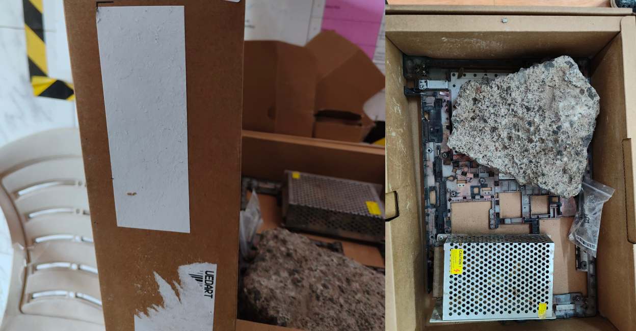 ഫ്ലിപ്കാർട്ടിൽ ഓർഡർ ചെയ്തത് 58,000 രൂപയുടെ ലാപ്ടോപ്, കിട്ടിയത് കല്ലും ഇ ...