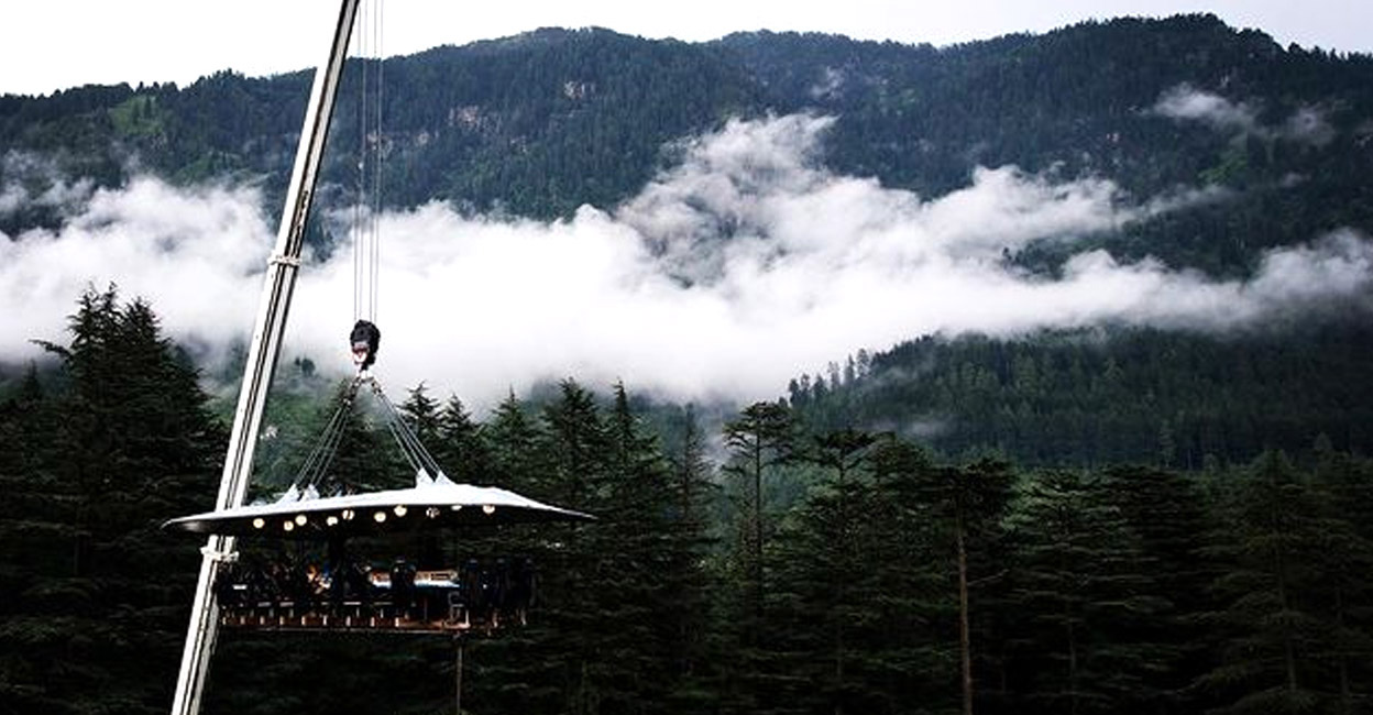 വായുവില്‍ തൂങ്ങി നിന്ന് ഭക്ഷണം കഴിക്കാം; ഒപ്പം ഹിമാലയൻ കാഴ്ചകളും ...