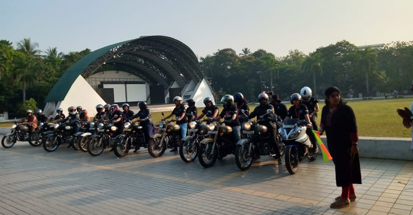 ബുള്ളറ്റിലേറി 25 വനിതകൾ മൂന്നാറിലേക്ക് | Women bullet trip to munnar