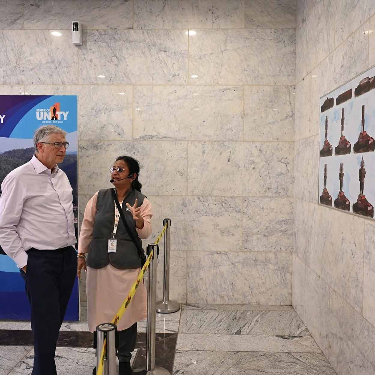 പ്രധാനമന്ത്രി ക്ഷണിച്ചു, ഗുജറാത്തിലെ ഏകതാ പ്രതിമ സന്ദർശിച്ച് ബി ...