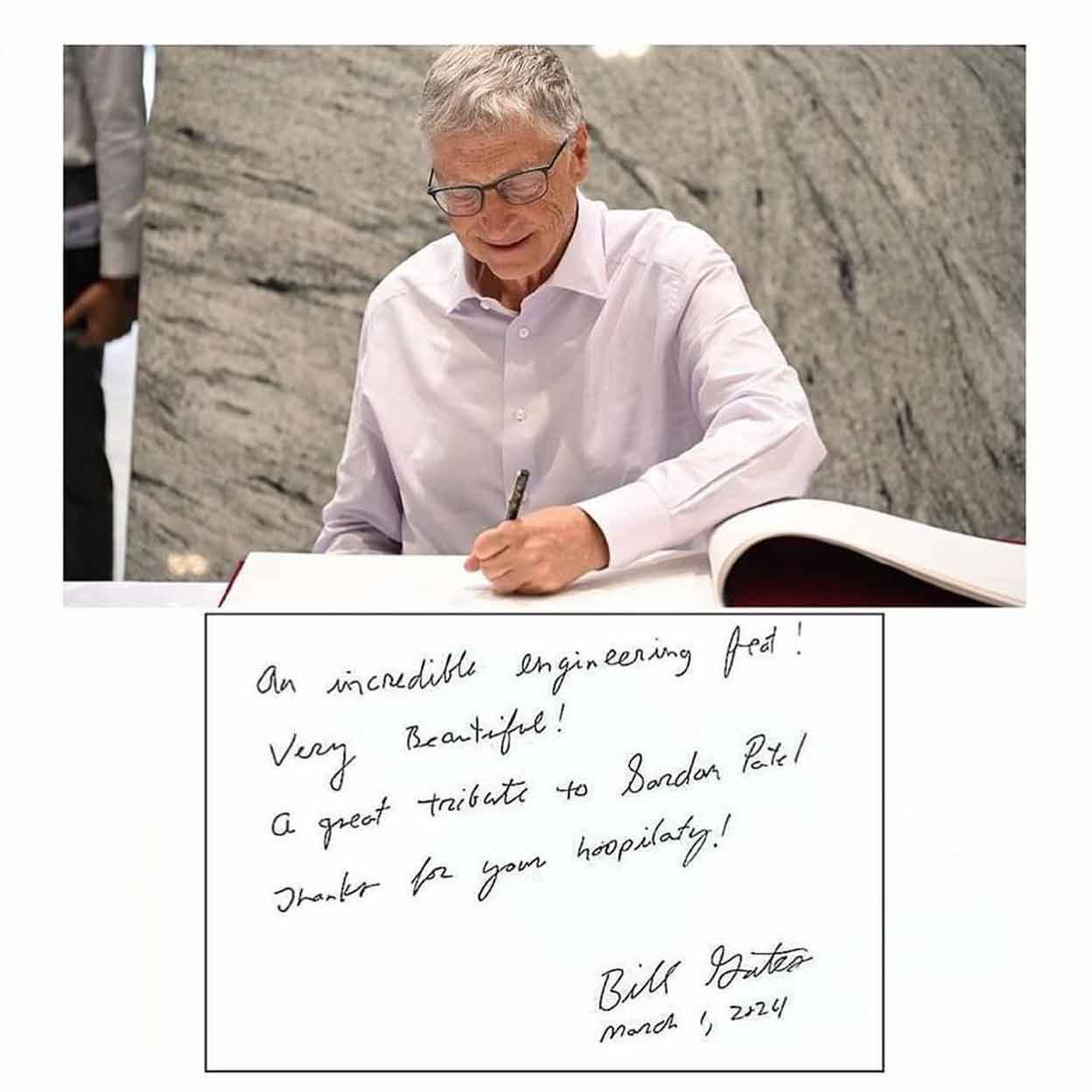 പ്രധാനമന്ത്രി ക്ഷണിച്ചു, ഗുജറാത്തിലെ ഏകതാ പ്രതിമ സന്ദർശിച്ച് ബി ...