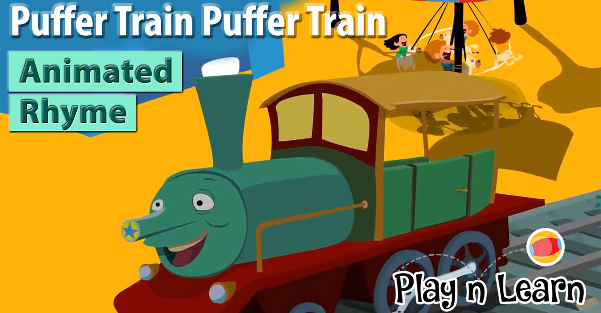 Puffer Train Puffer Train | English Animated Rhyme Series | Manorama ...