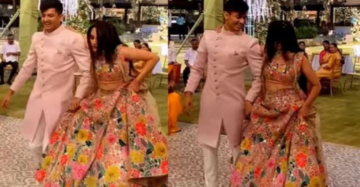 ഭാരമുള്ള ലഹങ്കയിൽ നാട്ടുനാട്ടുവിനു ചുവടുവച്ച് വധു|Women|Nattu Nattu ...