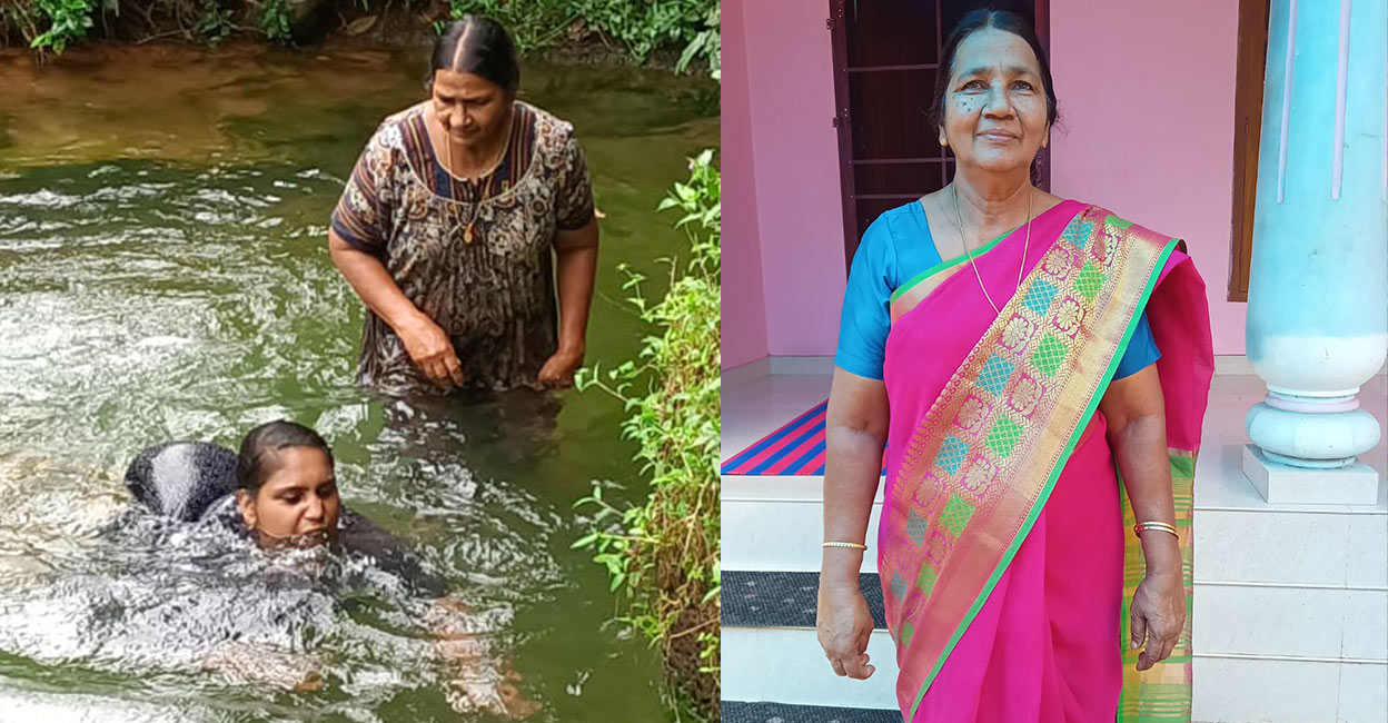 ജാനകിയമ്മയ്ക്കൊപ്പം നാട് മുഴുവൻ നീന്തുന്നു - Janaki Amma | Swimming ...